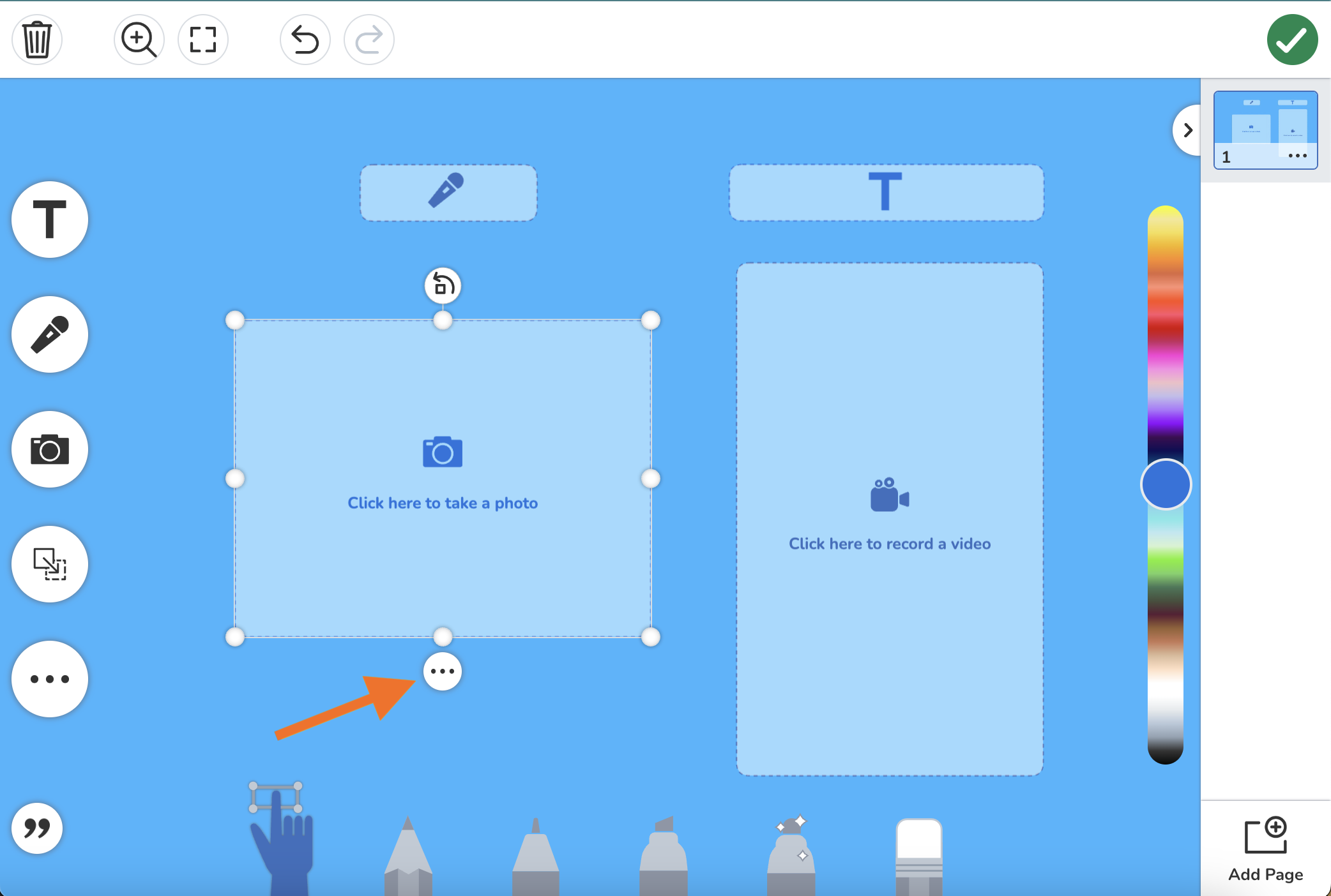 How to use frames in Seesaw Creative Tools – Seesaw Help Center