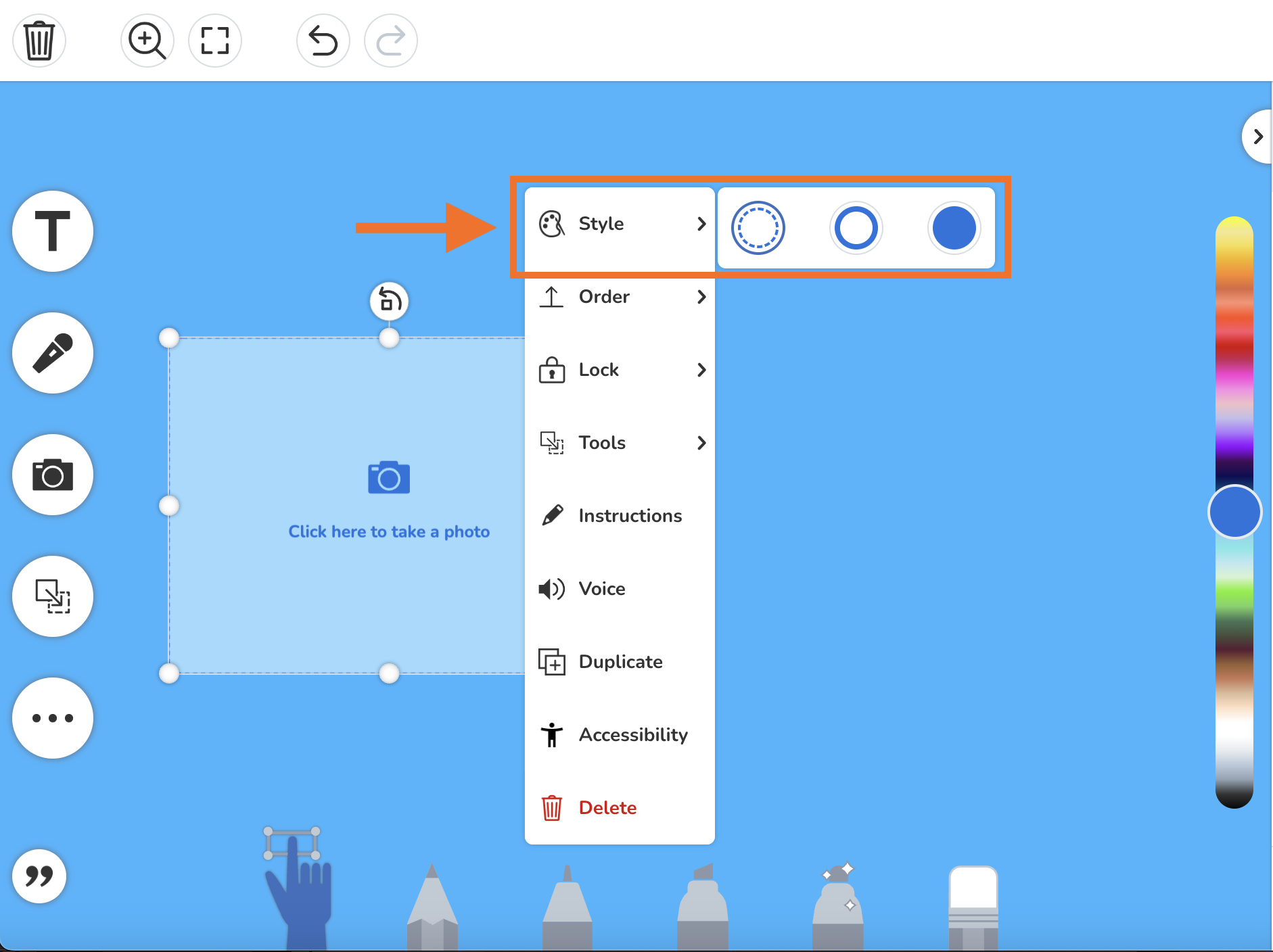 How to use frames in Seesaw Creative Tools – Seesaw Help Center