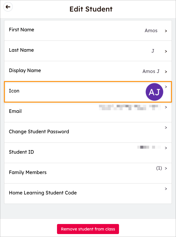 How to change student profile icons – Seesaw Help Centre
