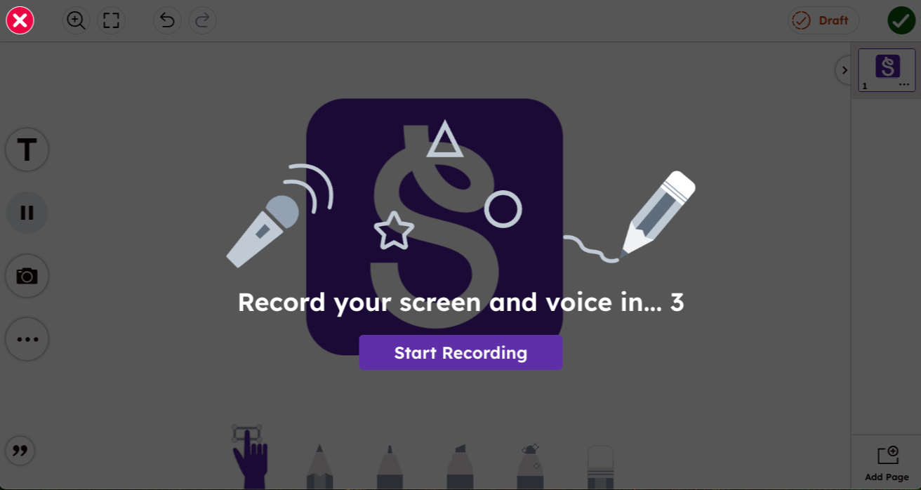 How to use the synchronized draw and record feature – Seesaw Help Center