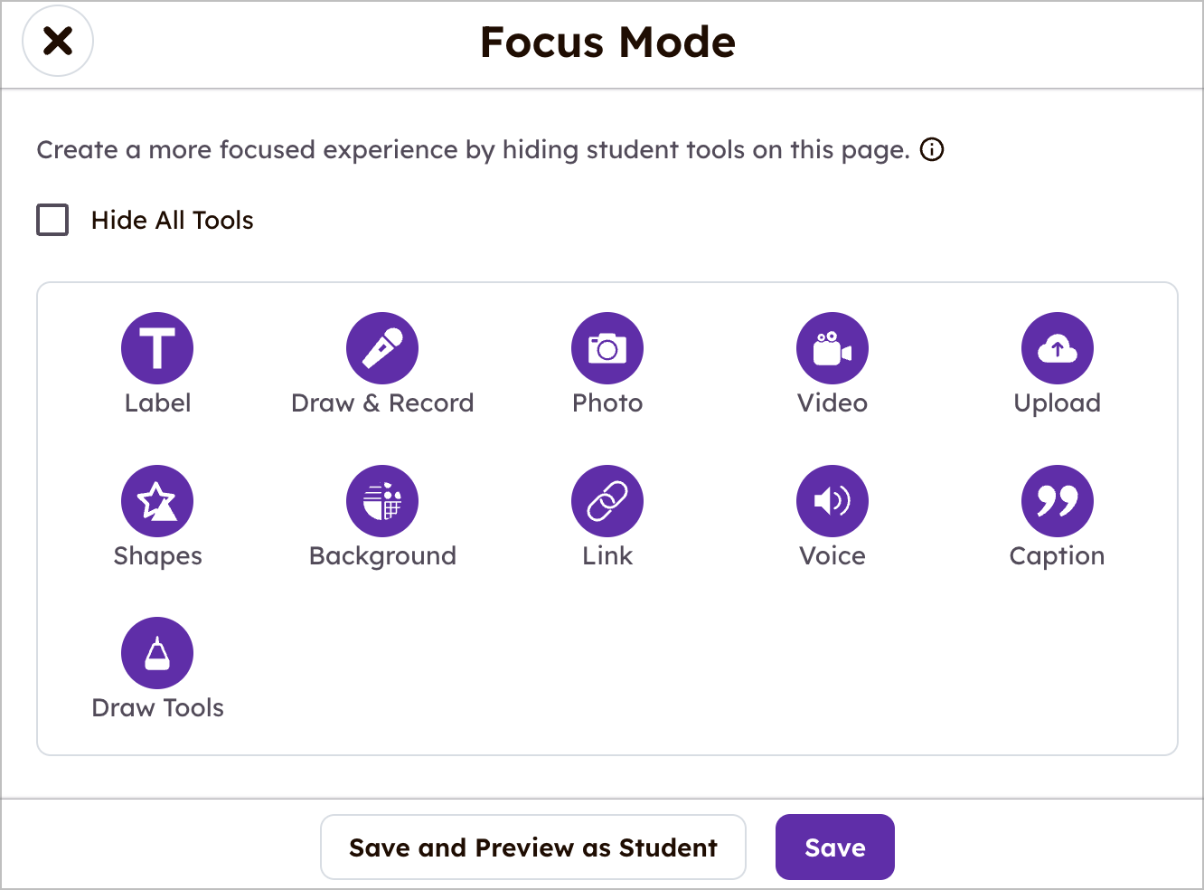 How to use the Focus Mode tool – Seesaw Help Center