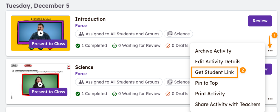 How to use Seesaw with Google Classroom – Seesaw Help Center
