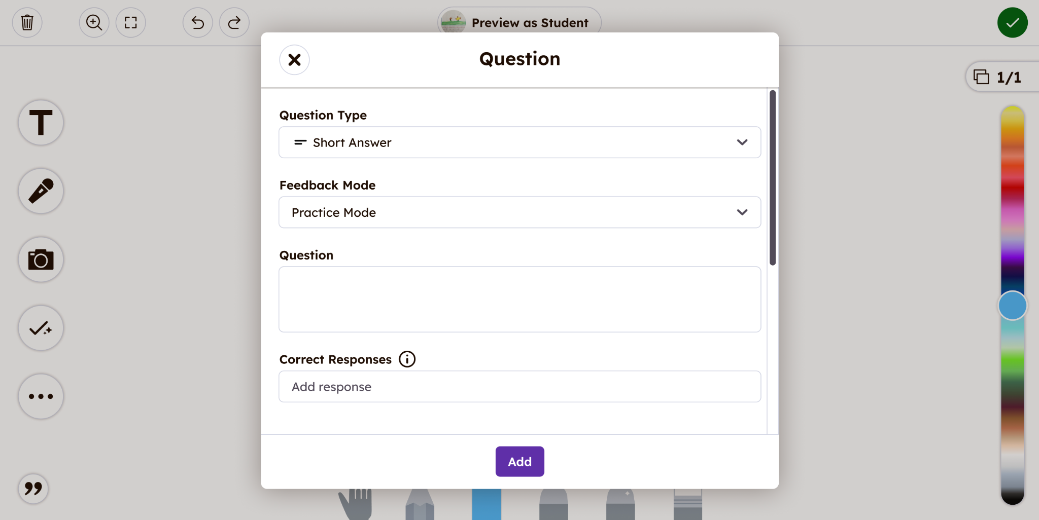 Using Free Response assessment – Seesaw Help Center