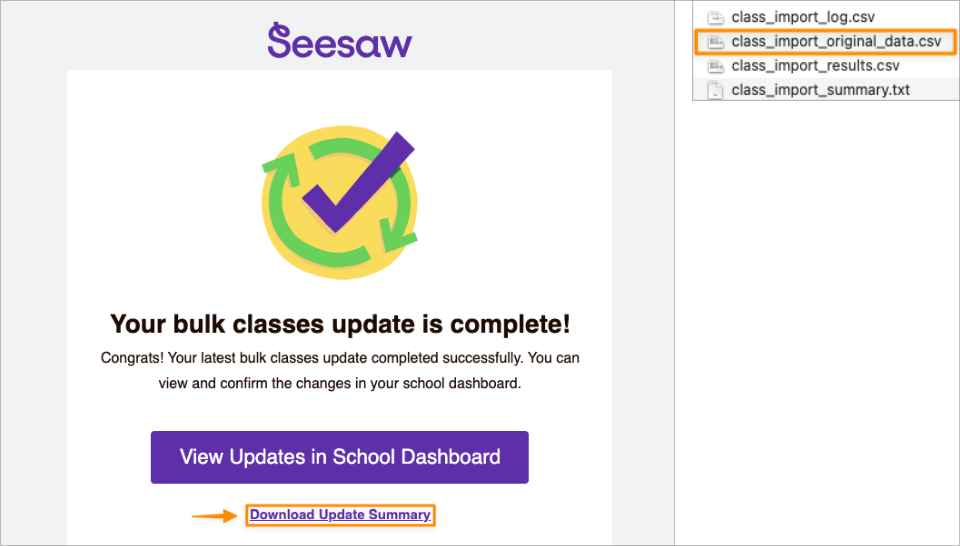 How to use the CSV Bulk Edit tool – Seesaw Help Center