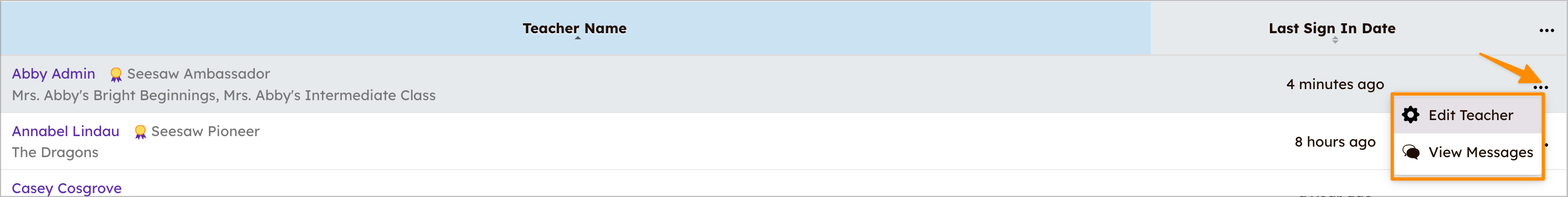 How to use the School Dashboard – Seesaw Help Center