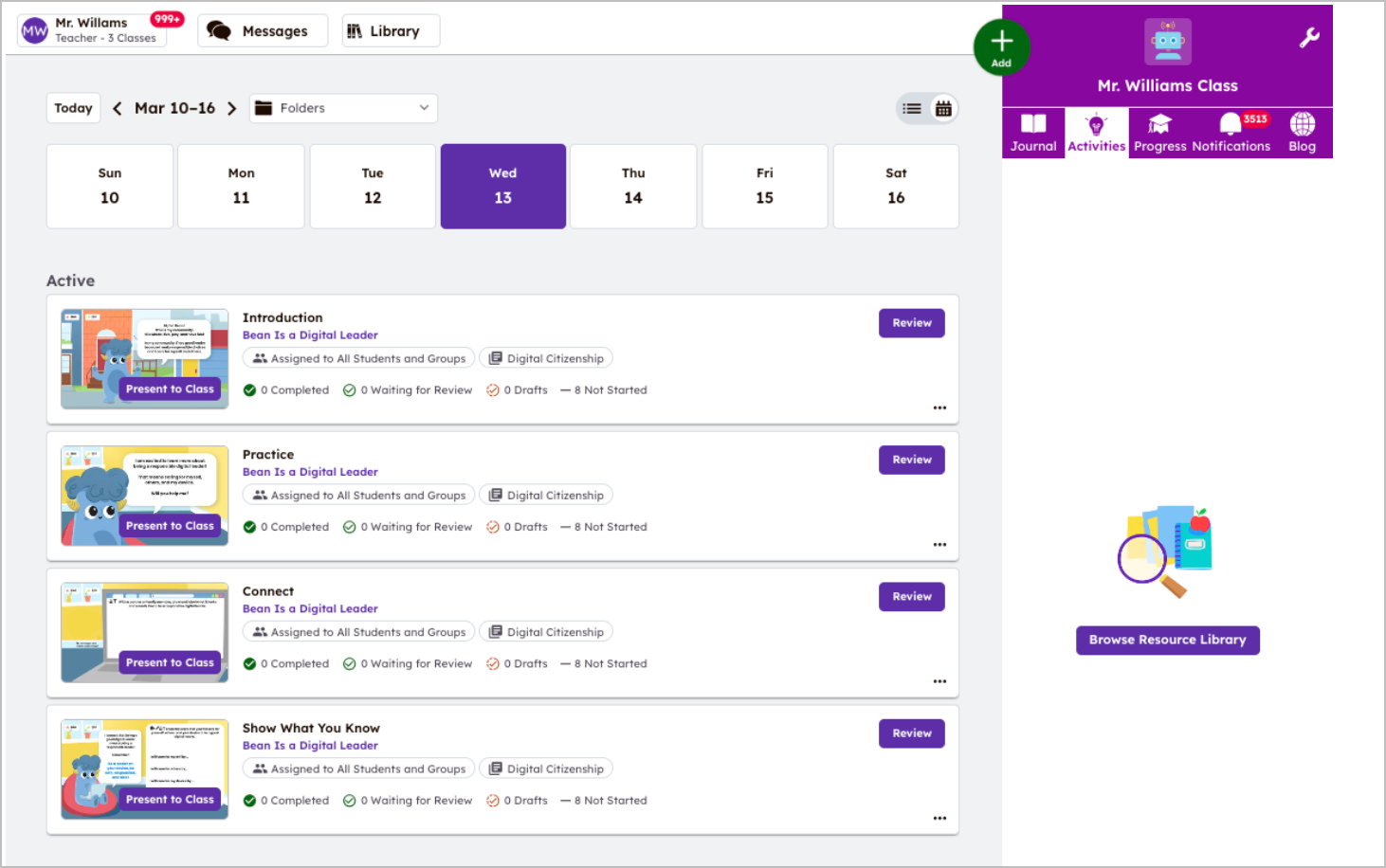 How to assign Instructional Sequences – Seesaw Help Center