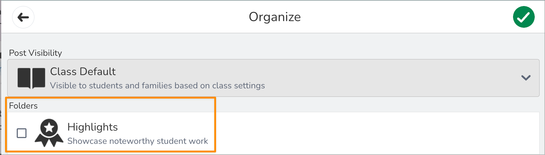 Using Highlights – Seesaw Help Center