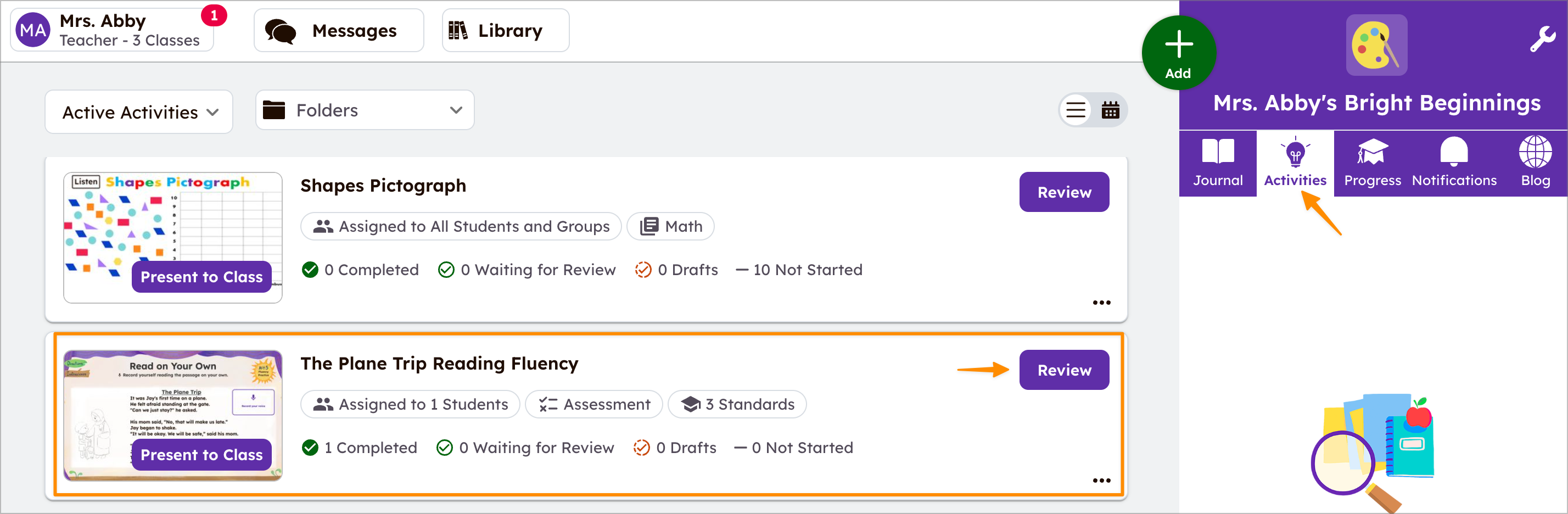 How to use the Reading Fluency Assessment tool – Seesaw Help Center