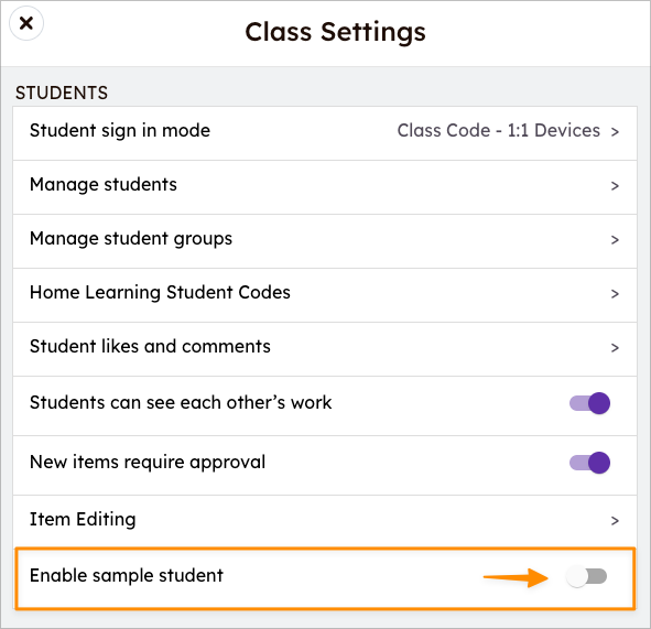 How to use Sample Student – Seesaw Help Center
