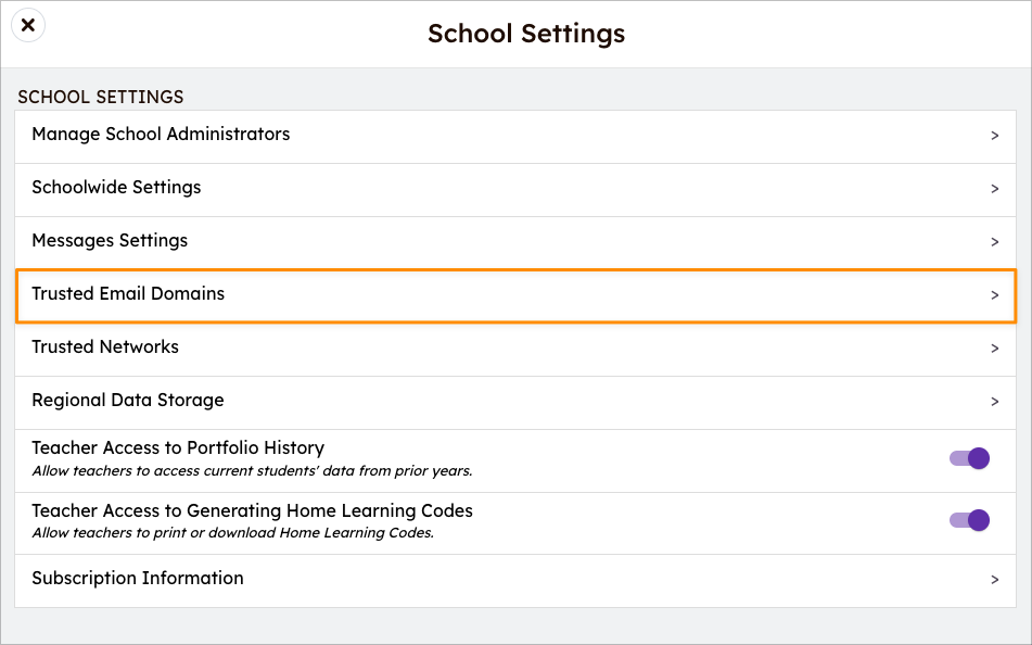 How to add a trusted domain to your school – Seesaw Help Center