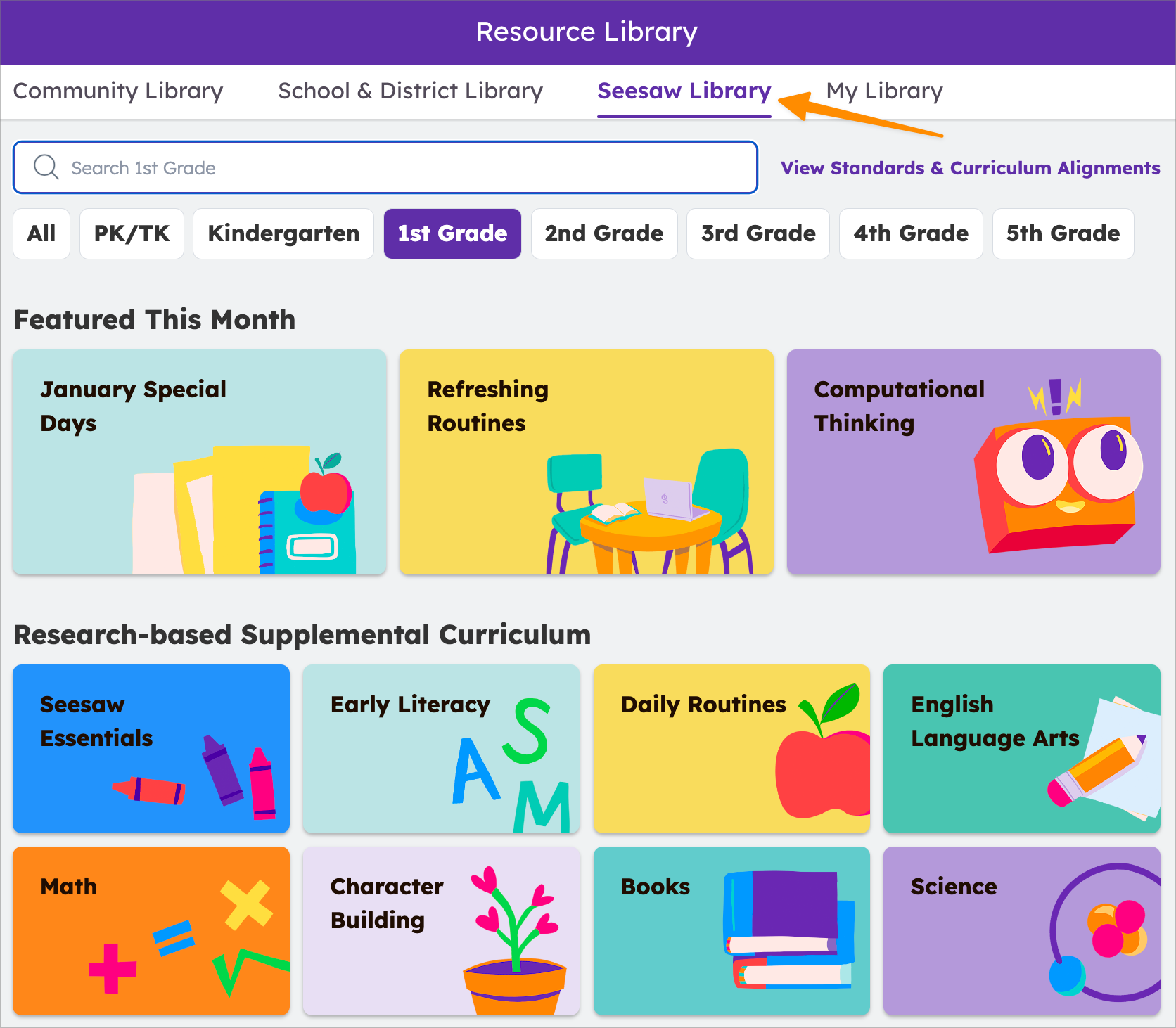 About the Seesaw Library – Seesaw Help Center