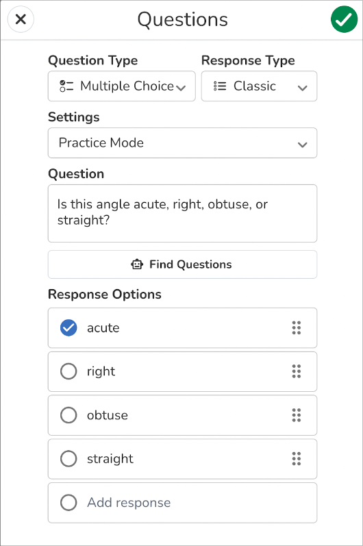 Creating and adding Formative Assessment questions – Seesaw Help Center