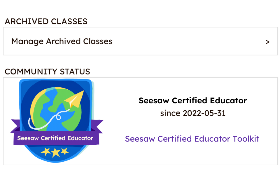 Connect in a Seesaw Learning Community – Seesaw Help Center