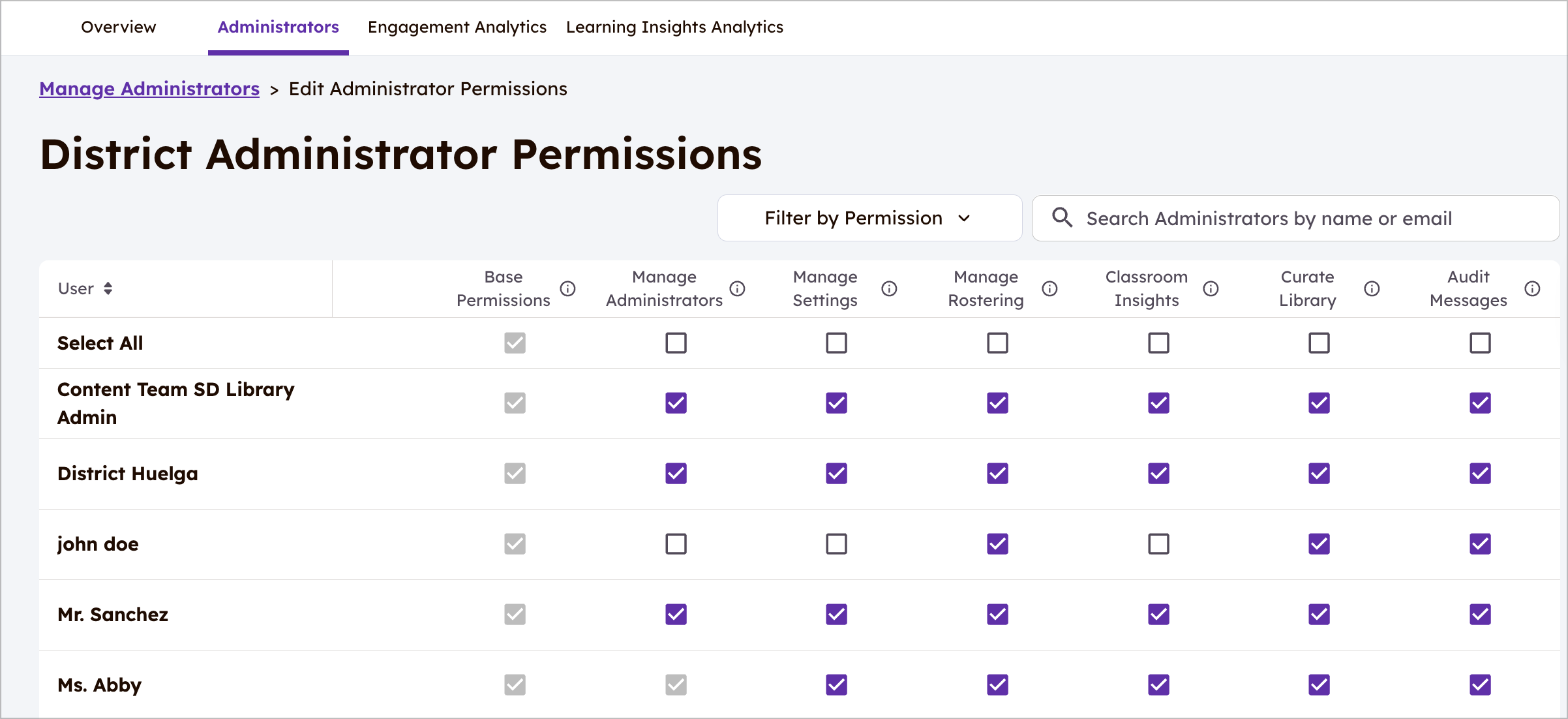 How to Manage Administrator Permissions – Seesaw Help Center